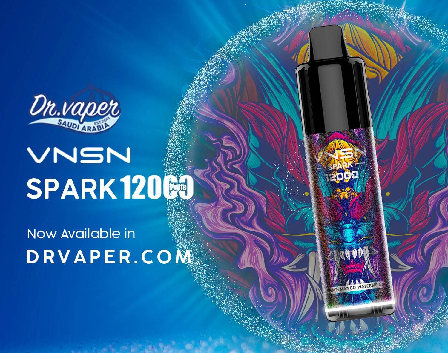 VNSN SPARK 12000 DISPOSABLE POD - Dr Vape Saudi